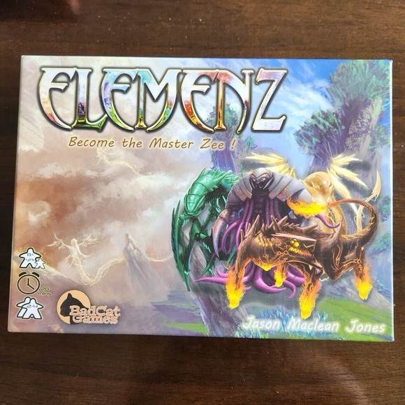 Bad Cat Games | Games | Elemenz Become The Master Zee Board Game | Poshmark
